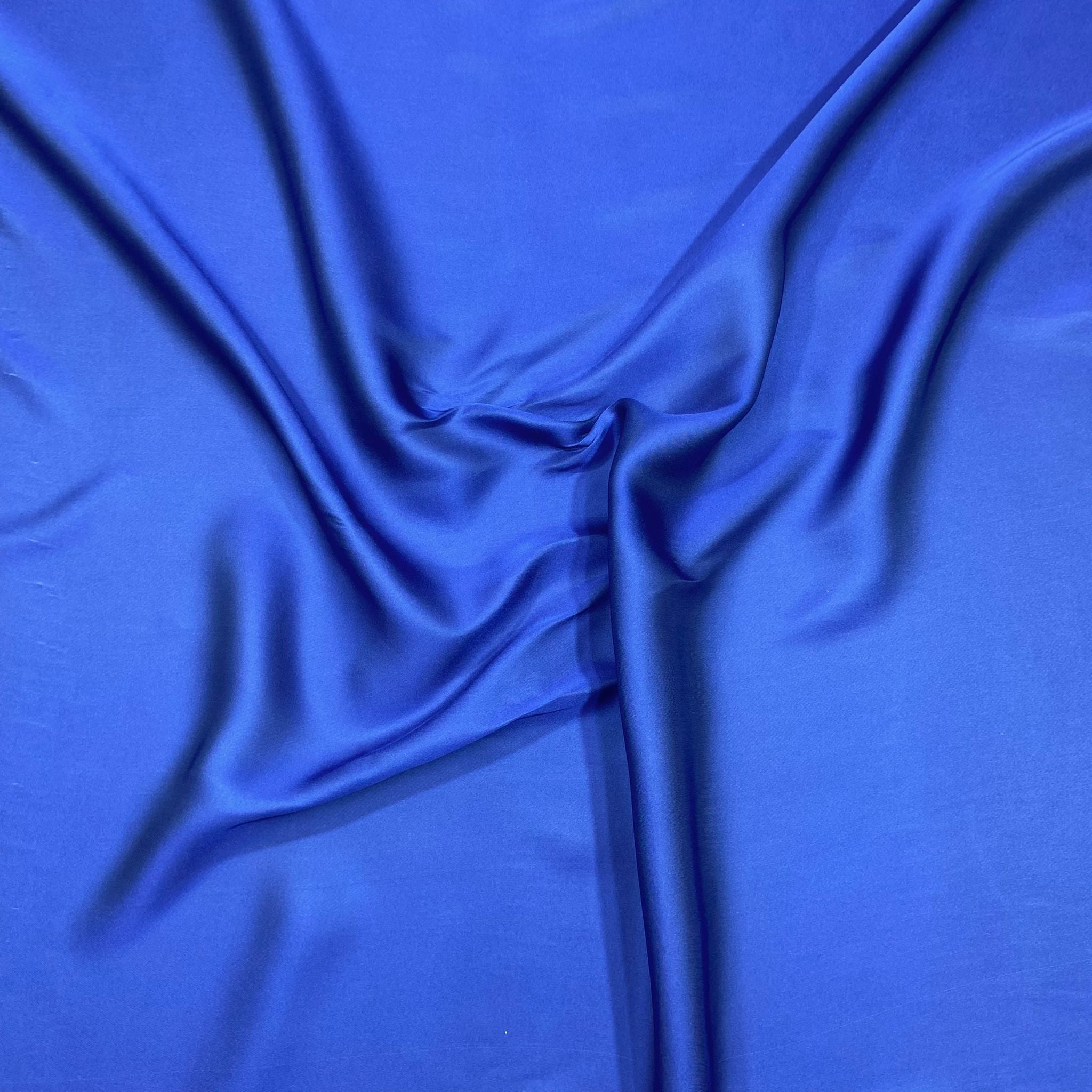 3 Metres Silky-Smooth Crepe- 55" Wide (Blue) – Dream Fabrics