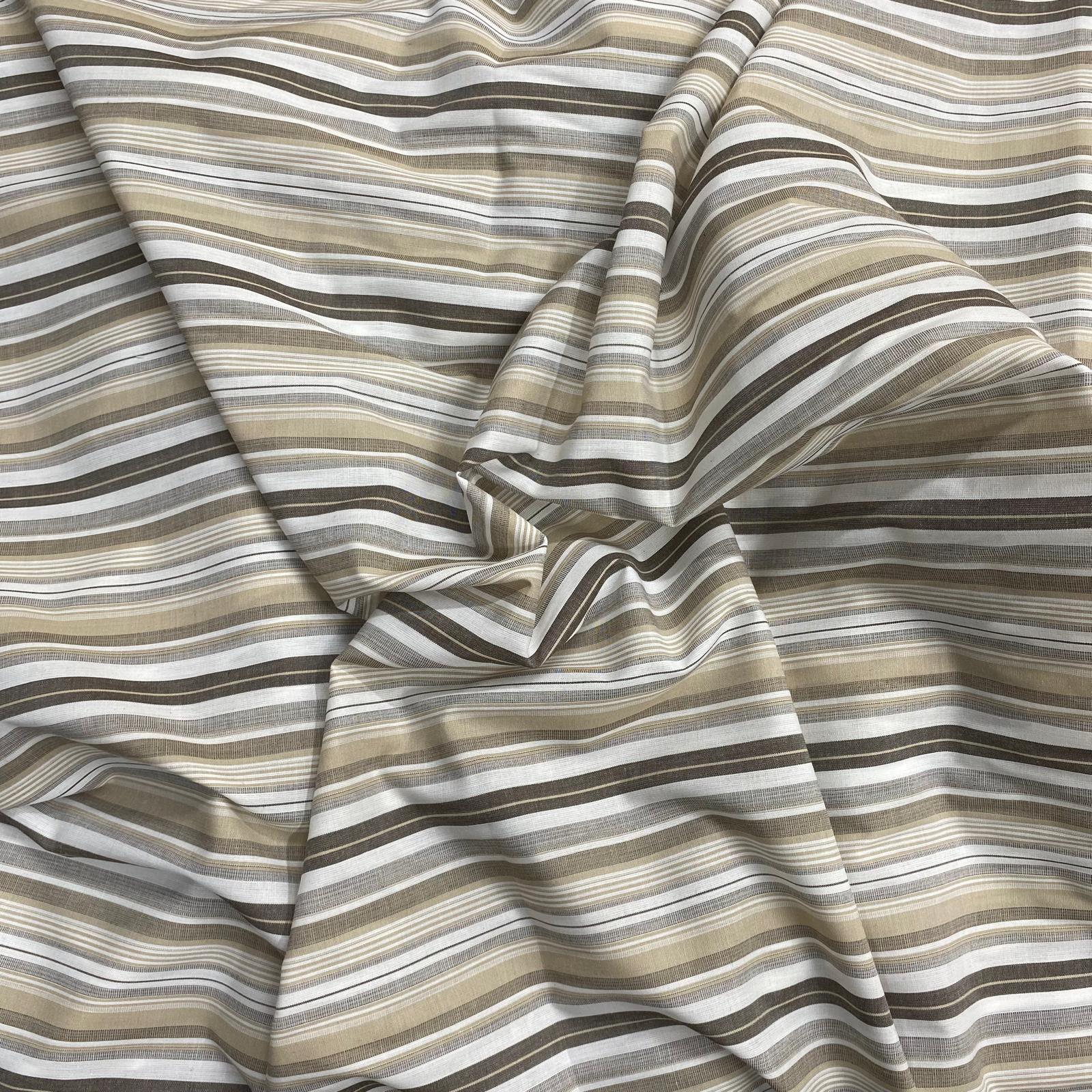 3 Metres Dressmaking Poly-Cotton - 55" wide (Stripes) – Dream Fabrics