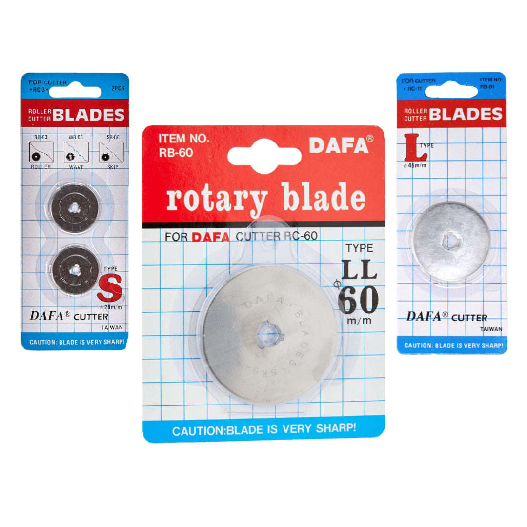 DAFA Replacement Rotary Cutter Blades- 28mm, 45mm or 60mm – Dream Fabrics